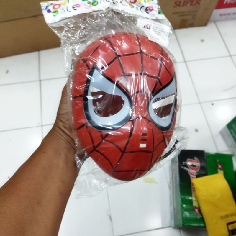 Jual TOPENG SUPER HERO NON LAMPU SPIDERMAN IRONMAN BUMBLE BEE ULTRAMAN ...