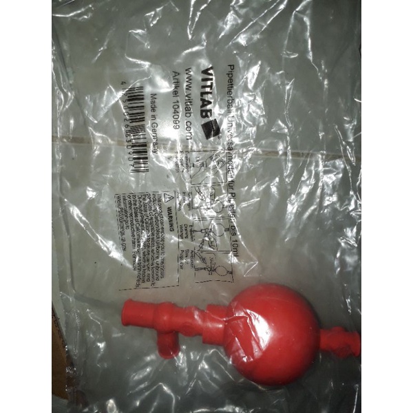 Jual PIPET FILLER 25 ML / BULB PIPET 25 ML VITLAB | Shopee Indonesia