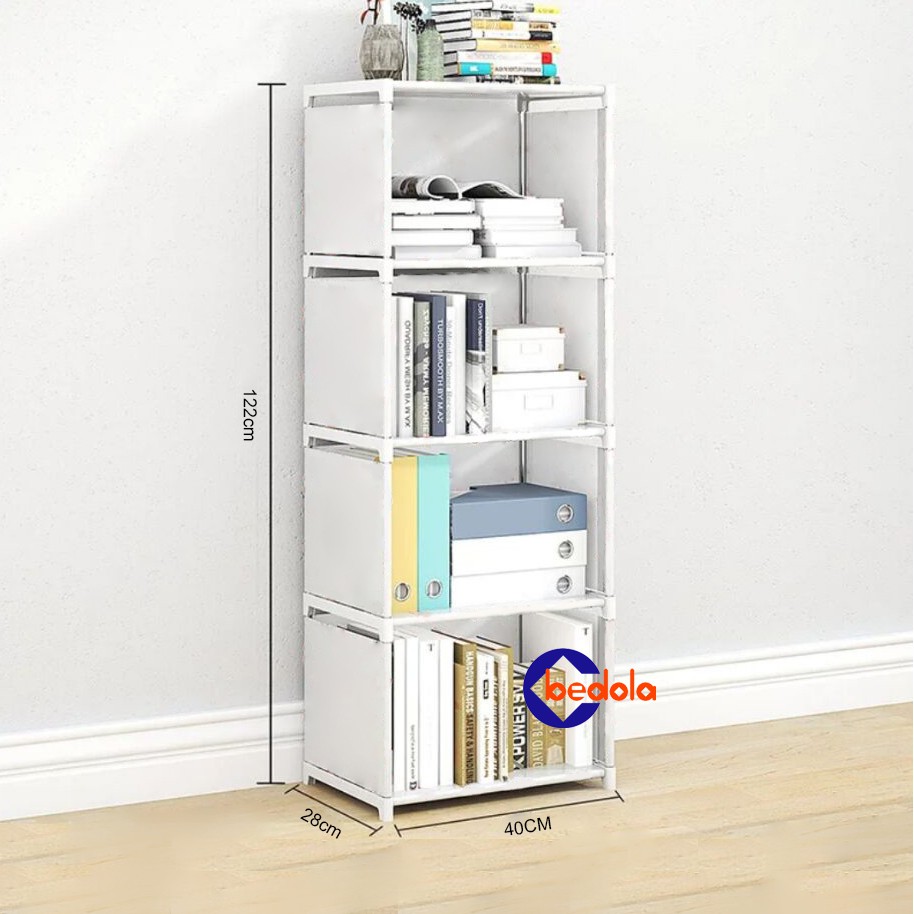 Jual Rak susun serbaguna rak buku portable lemari buku multifunsi ...