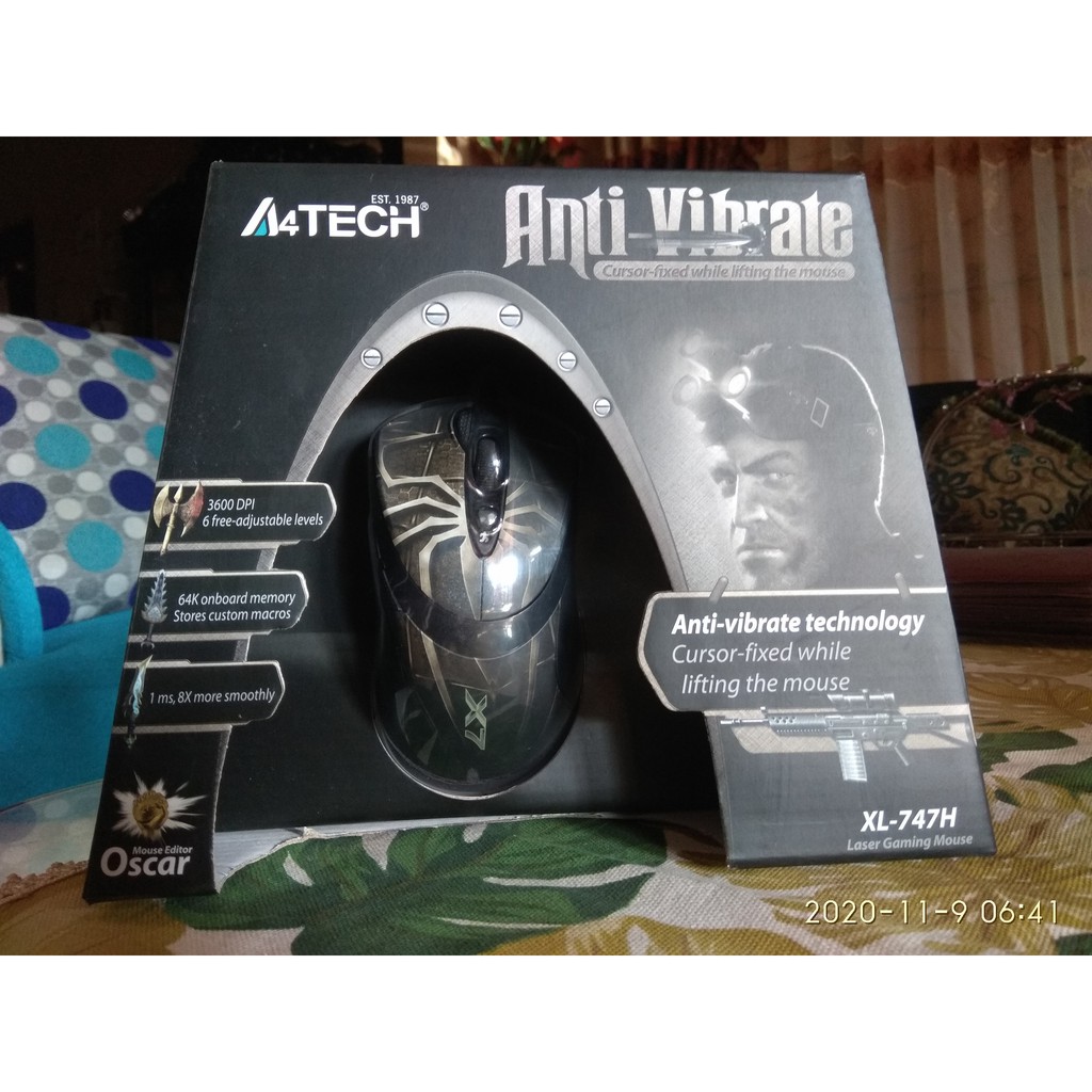 Jual A4Tech X7 747H Spider Gaming Mouse | Shopee Indonesia