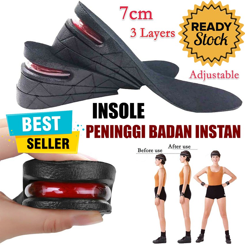 Jual Sol Sepatu dengan Sistem Aliran Udara Plus Hak Alas Kaki Heel Pad ...