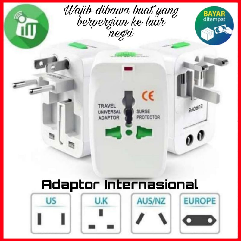 Jual Adaptor Daya Internasional All In One Multi Fungsi Dengan Power ...