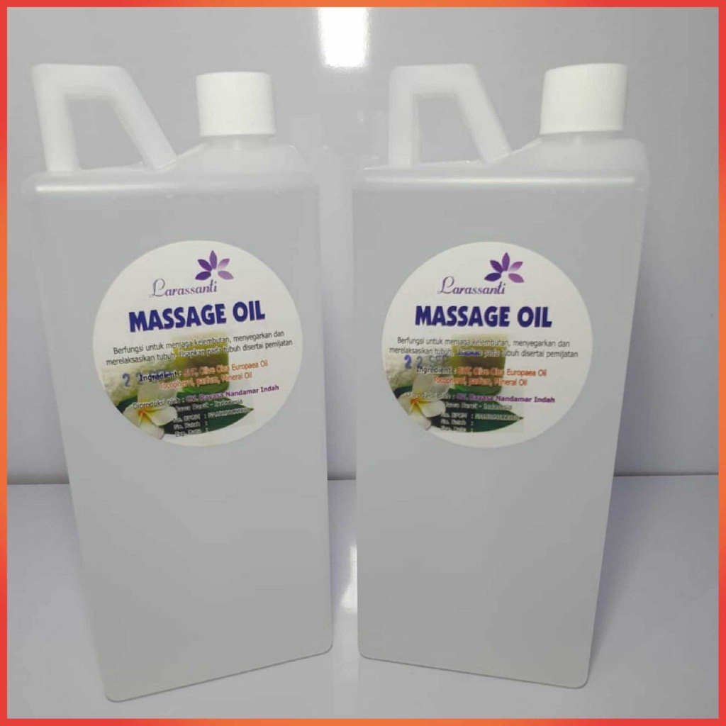 Jual Message Oil Larasanti 1 liter Putih / Zaitun Massage Oil / Massage Oil / Spa Oil / MINYAK ...