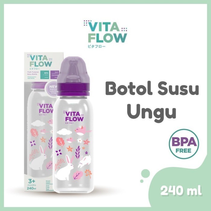 Jual VITA FLOW Botol Susu 240ml Botol Dot Bayi Nursing Bottle Baby ...