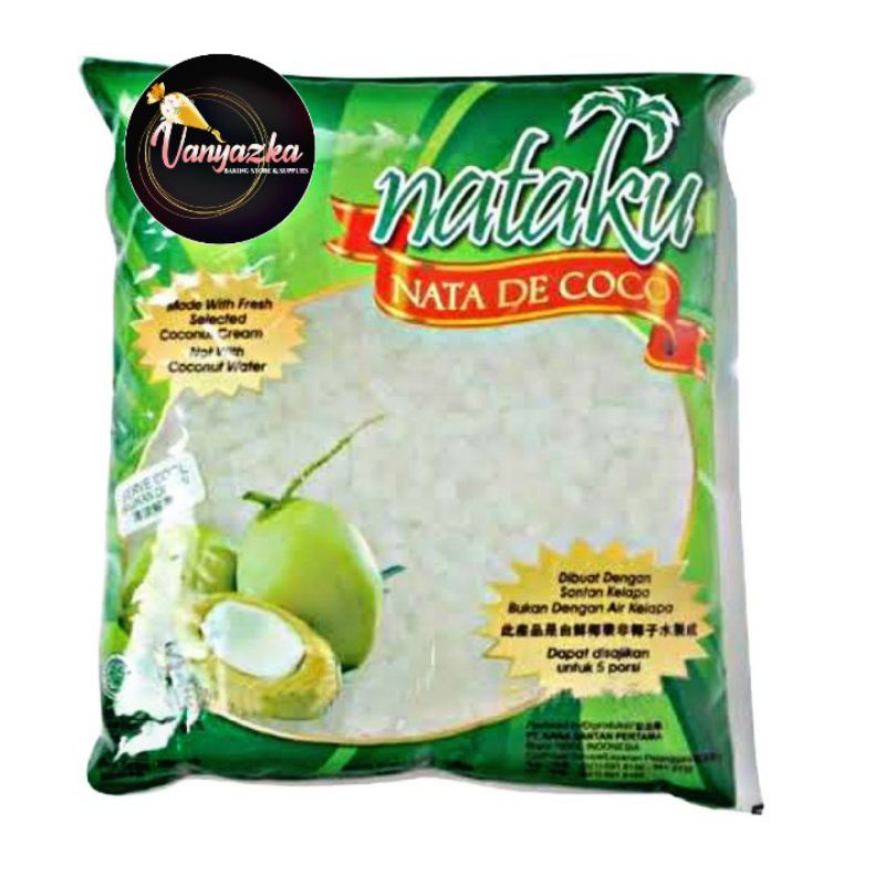 Jual Nataku Nata De Coco Potongan Kotak Dadu Kecil 1kg | Shopee Indonesia