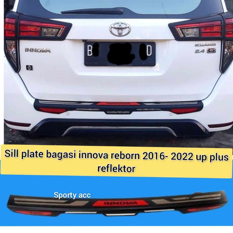Jual sill plate pintu bagasi innova reborn 2016-2024up new model ...