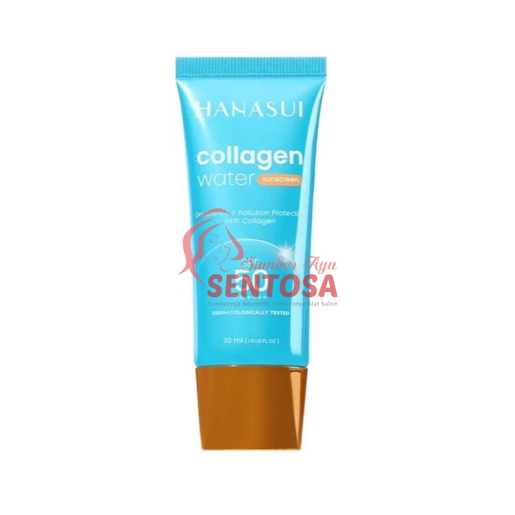 Jual HANASUI COLLAGEN WATER SUNSCREEN SPF 50 PA++++ 30ML | Shopee Indonesia