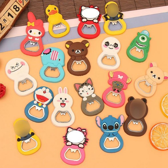 Jual magnet kulkas buka botol karakter original impor logam acc dapur ...