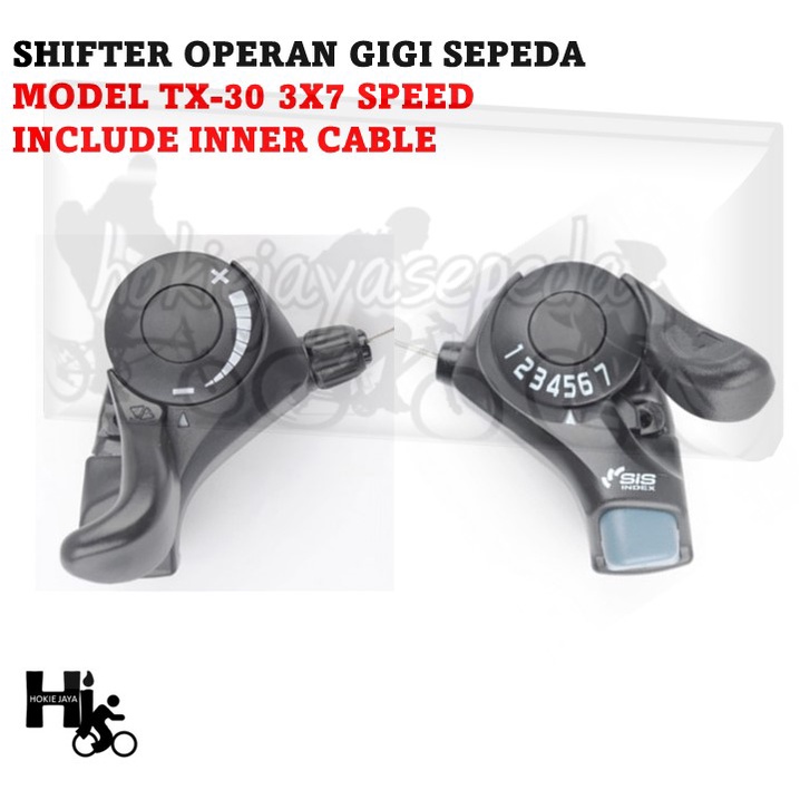 Jual Shifter operan sepeda 3 x7 speed model TX 30-7 UNTUK sepeda lipat ...