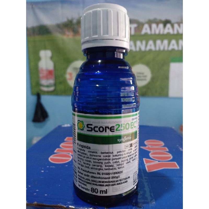 Jual SCORE 250 EC FUNGISIDA + ZPT SCORE PENGENDALI PENYAKIT TANAMAN 80 ...