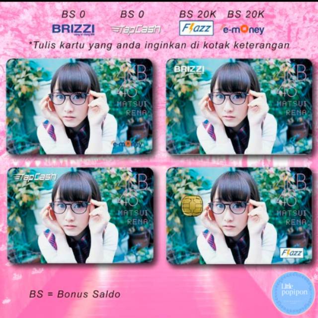 Jual Kartu E-money Matsui Rena ( Akb 48 ) | Shopee Indonesia