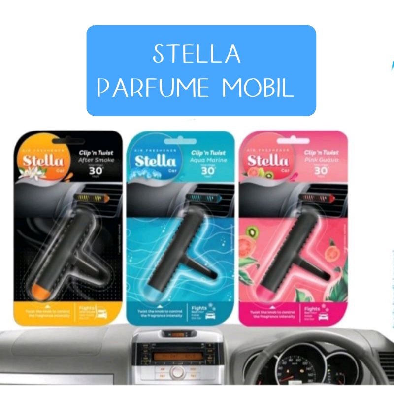Jual Stella Parfume Mobil Clip N Twist -After smoke - Pink Guava ...