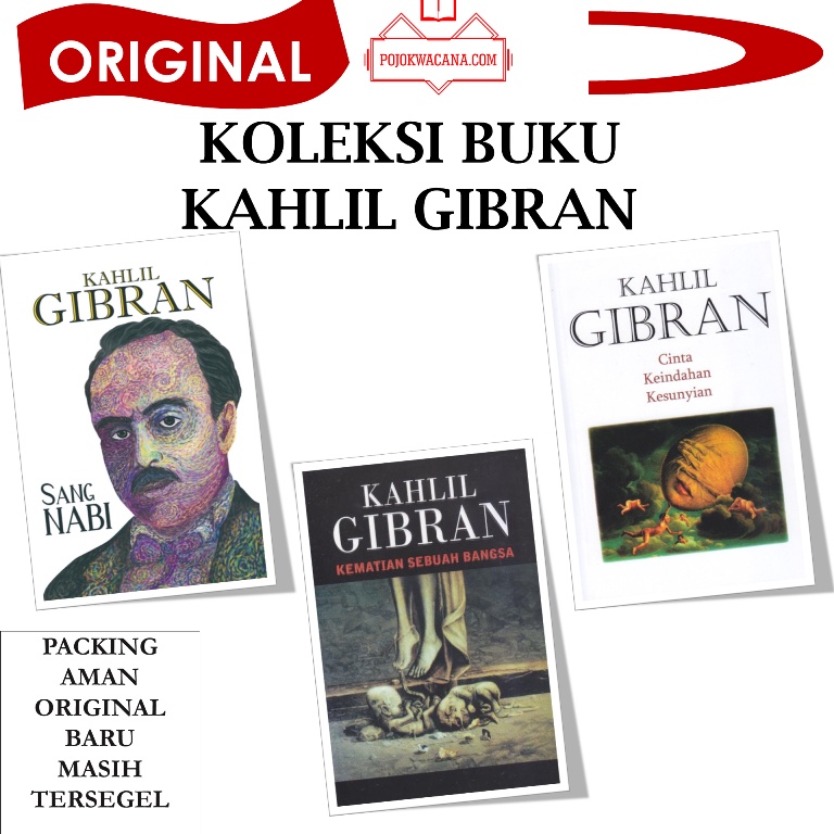 Jual Original - Koleksi Buku Kahlil Gibran - The Prophet Sang Nabi 2022 ...
