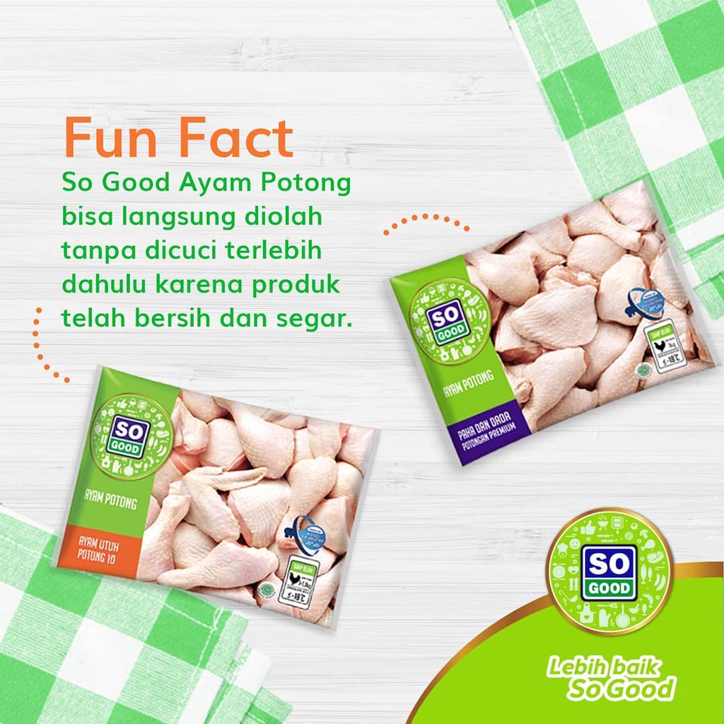 Jual PROMO AYAM UTUH POTONG 10 SO GOOD JAPFA HIGIENIS 1KG HALAL - UTUH ...