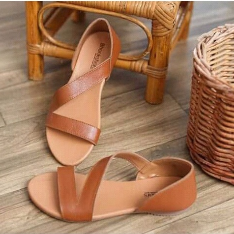 Jual SANDAL KULIT ASLI WANITA TERBARU FW | Shopee Indonesia