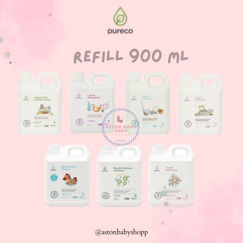 Jual Pureco Liquid Detergent / Multi surface / Hand Surface / Floor ...