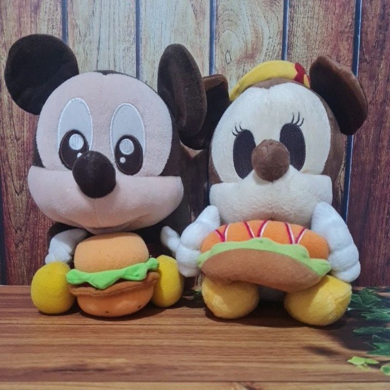 Jual Sepasang Miki and Minnie Burger Hotdog | Shopee Indonesia