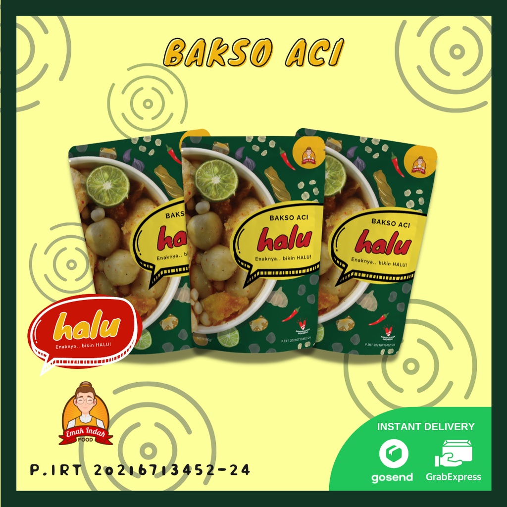 Jual COMBO HALU! 3PC BASO ACI INSTANT HALU - BAKSO ACI HALU - EMAK ...