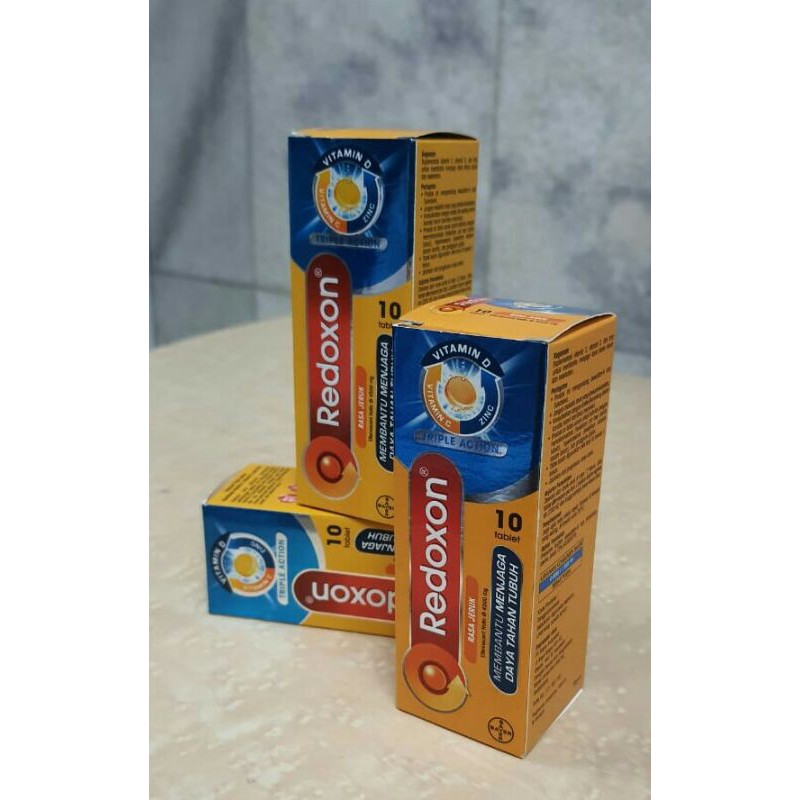 Jual Redoxon Triple Action isi 10 Tablet | Shopee Indonesia