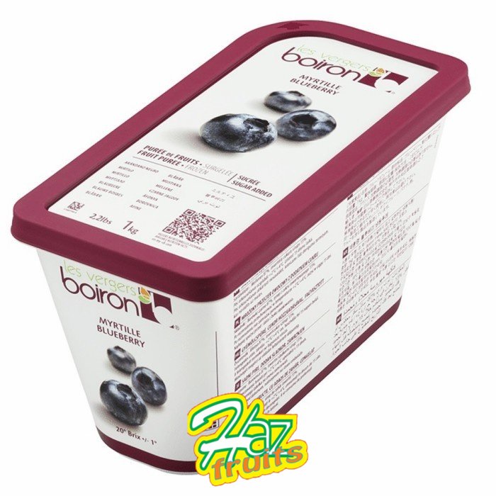 Jual Boiron Puree Blueberry / Puree rasa blueberry kemasan 1 KG ...