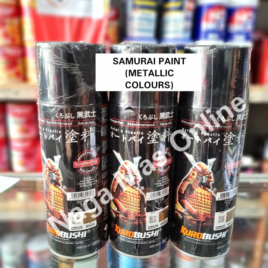 Jual SAMURAI PAINT METALLIC / CAT SAMURAI WARNA METALLIC / CAT SEMPROT ...