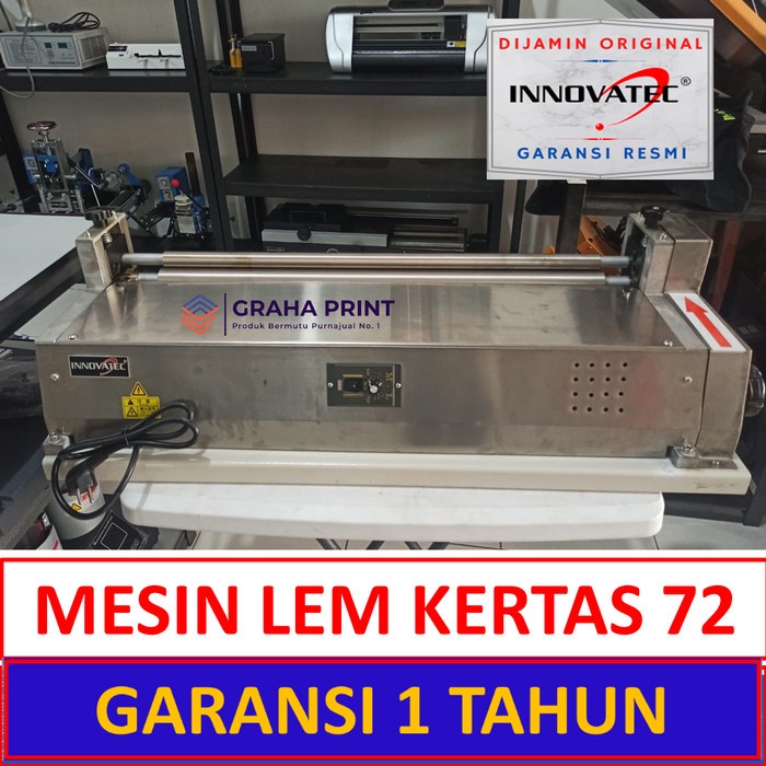 Jual Mesin Lem Kertas 72 Cm INNOVATEC Alat Lem Karton Hard Cover ...