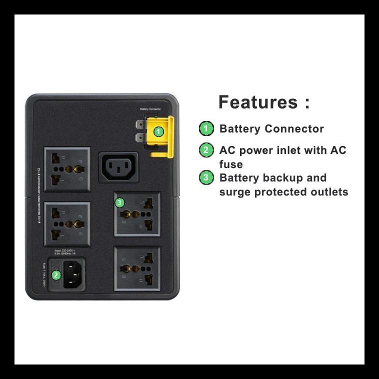 Jual New Produk Ups Apc Easy Ups Bvx 1200Va 650W Bvx1200Li-Ms | Shopee ...