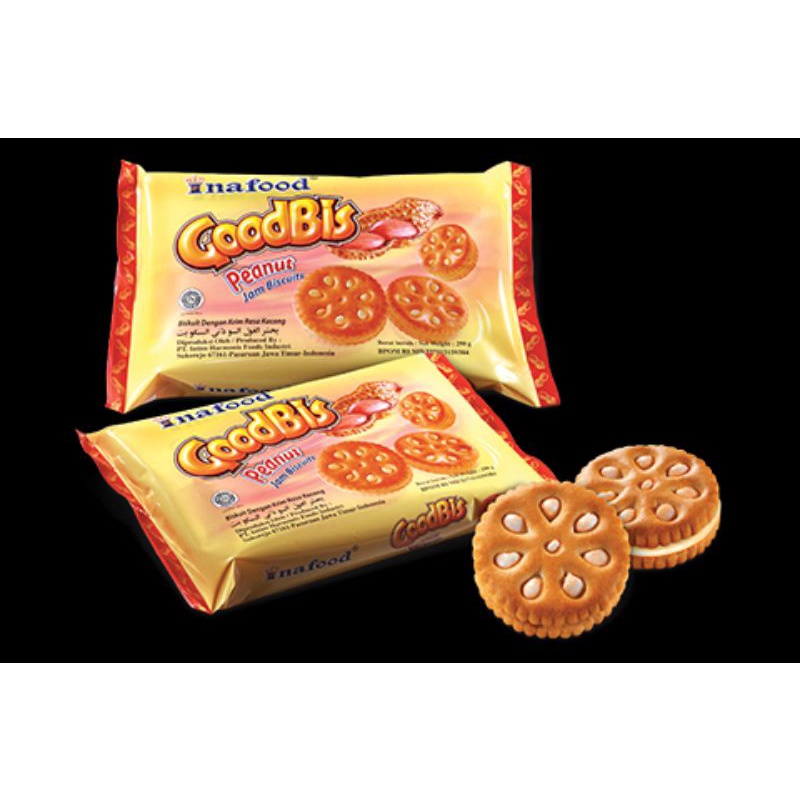Jual GOODBIS PEANUT JAM BISCUITS 300G | Shopee Indonesia