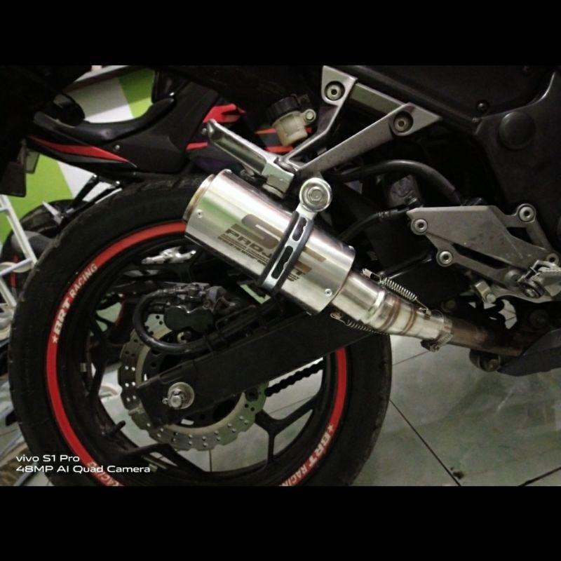 Jual Knalpot Racing Ninja 250 Z250 R25 MT25 CB150R CBR150R CBR250R CBR250RR Slip On SC Project ...