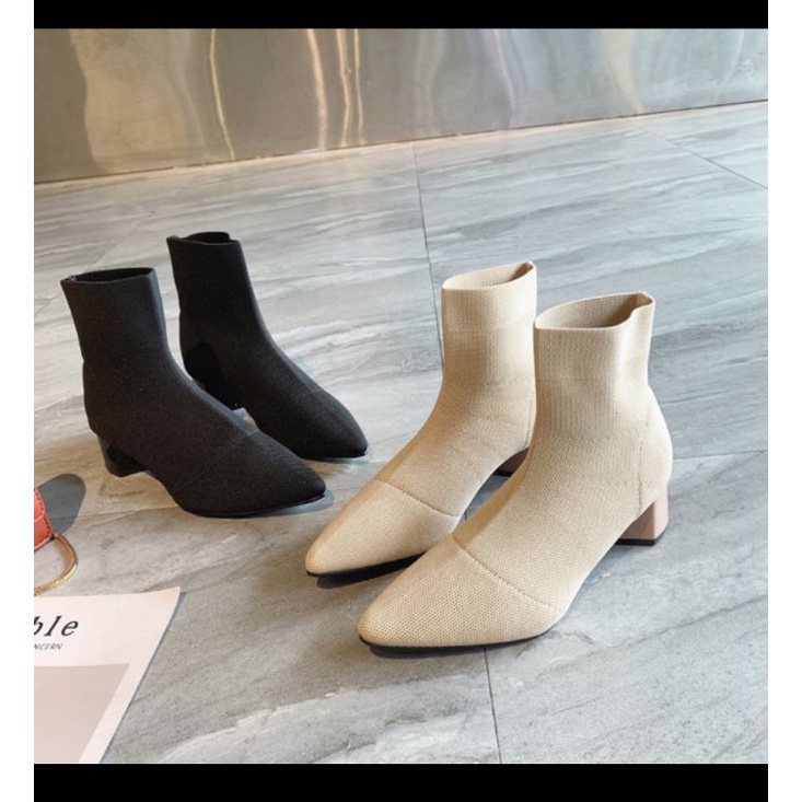 Jual pesanan DESI boots heels fashion korea sudah pernah pakai | Shopee ...