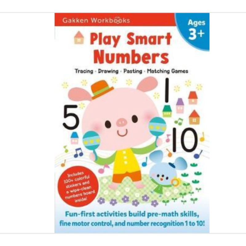 Jual Play Smart Numbers Age 3+ : Preschool Activity Workbook with ...