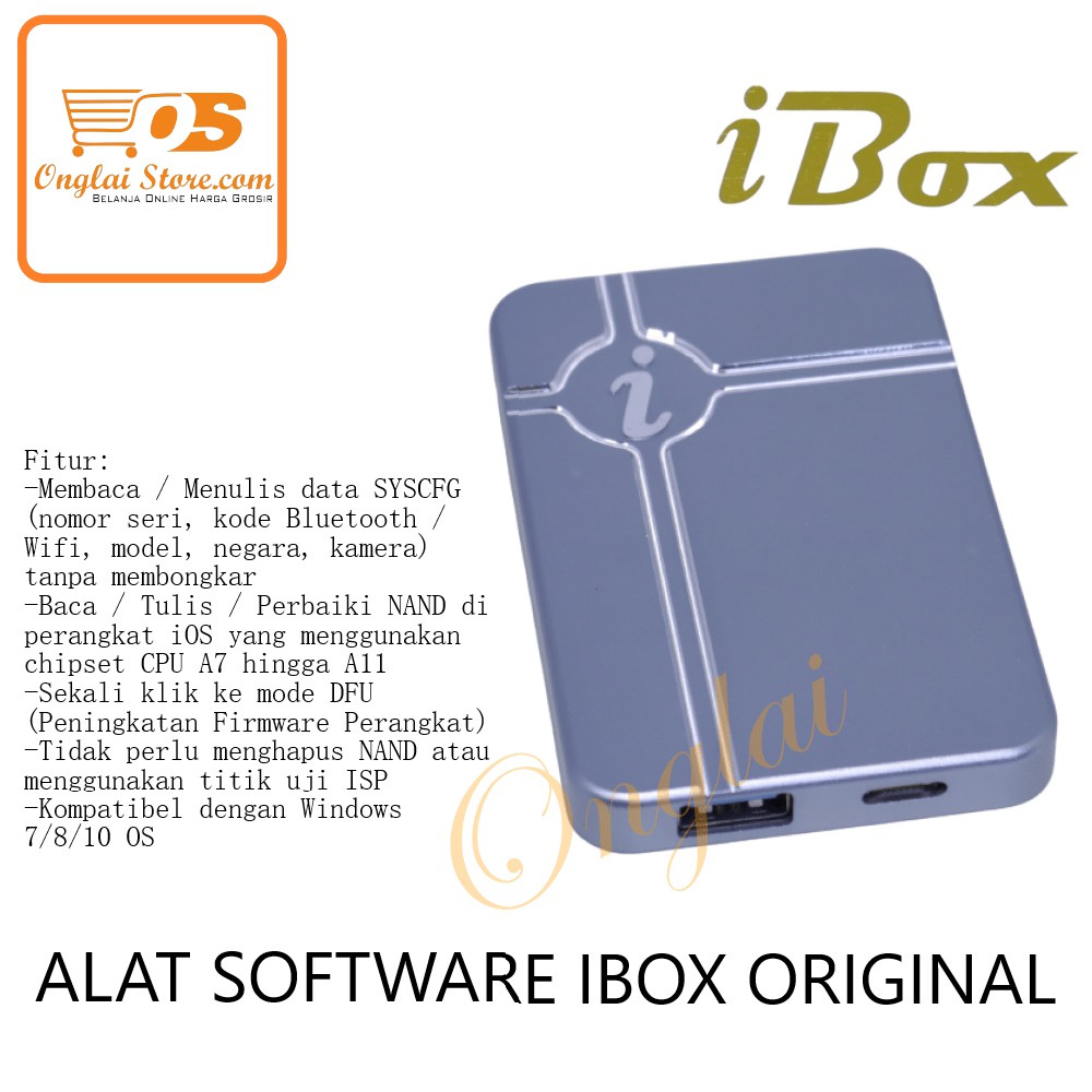 Jual Tool Alat Software IBOX For Handphone Tipe 7 / 7p / 8 / 8p / X ...