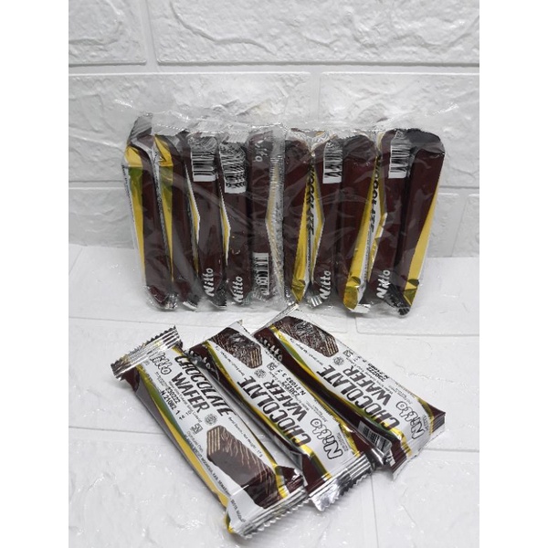 Jual Nissin wafer NITTO coklat pack isi 10 pcs nito | Shopee Indonesia