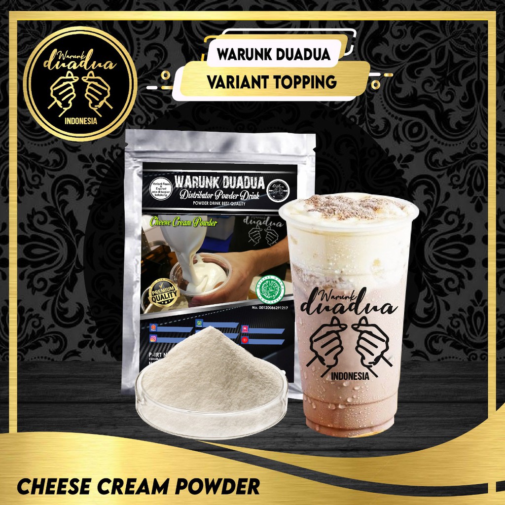 Jual CHEESE CREAM 1kg / Bubuk Toping Cheese Cream /Cheese Cream Powder ...