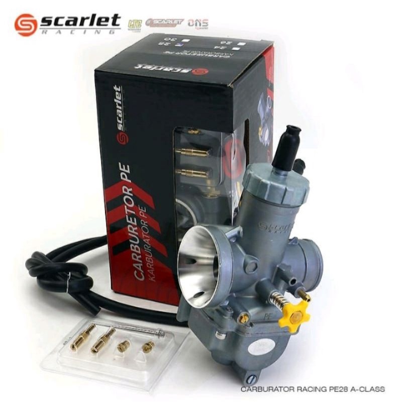 Jual Karburator carburetor karbu Pe 28 26 24 30 Scarlet Racing Plus Main Jet Pilot Jet n Jarum ...