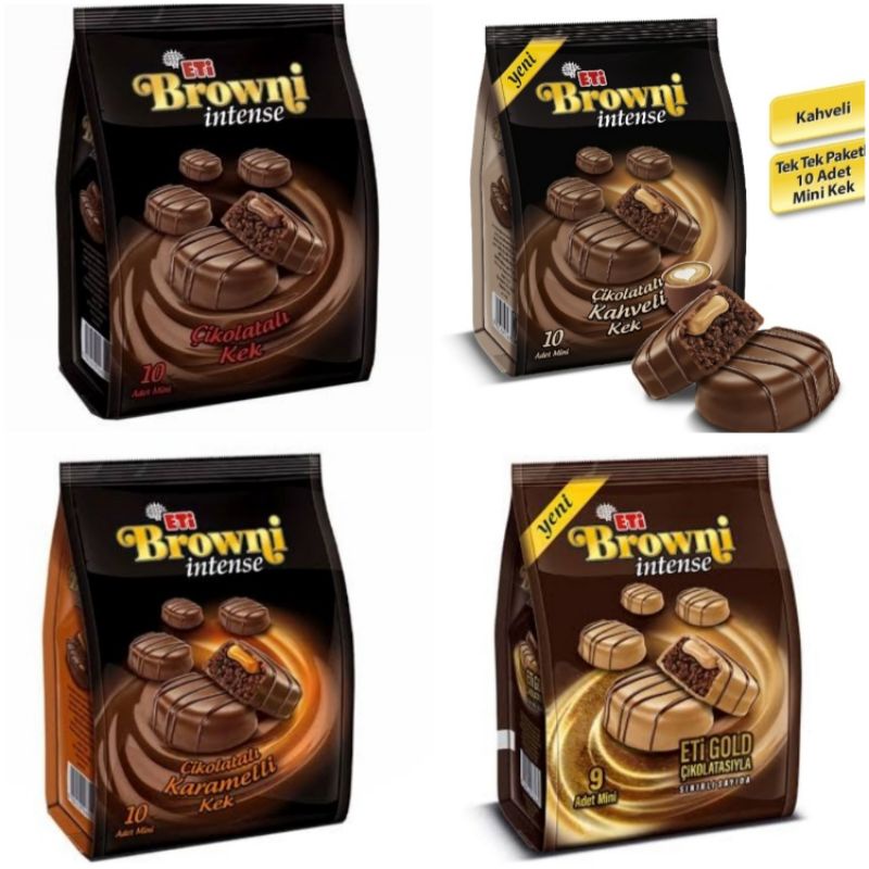Jual Eti Brownie Intense Original Turki | Choco Brownie Cake | Turkey ...