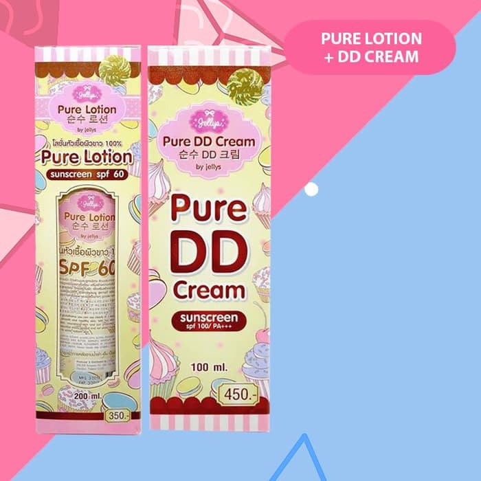 Jual Promo LOTION DD CREAM Paket LOTION DD CREAM Jellys Pure Thailand ...