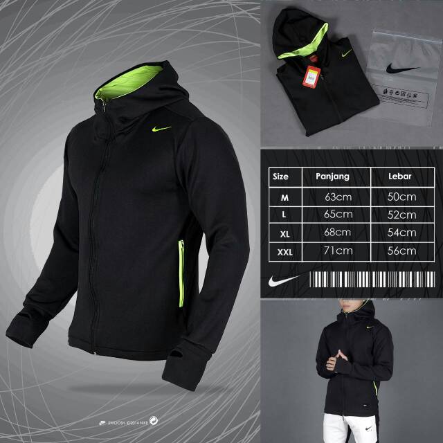 Jual NK TRAINING JACKET THUMBHOLE - jaket training grade ori - jaket ...