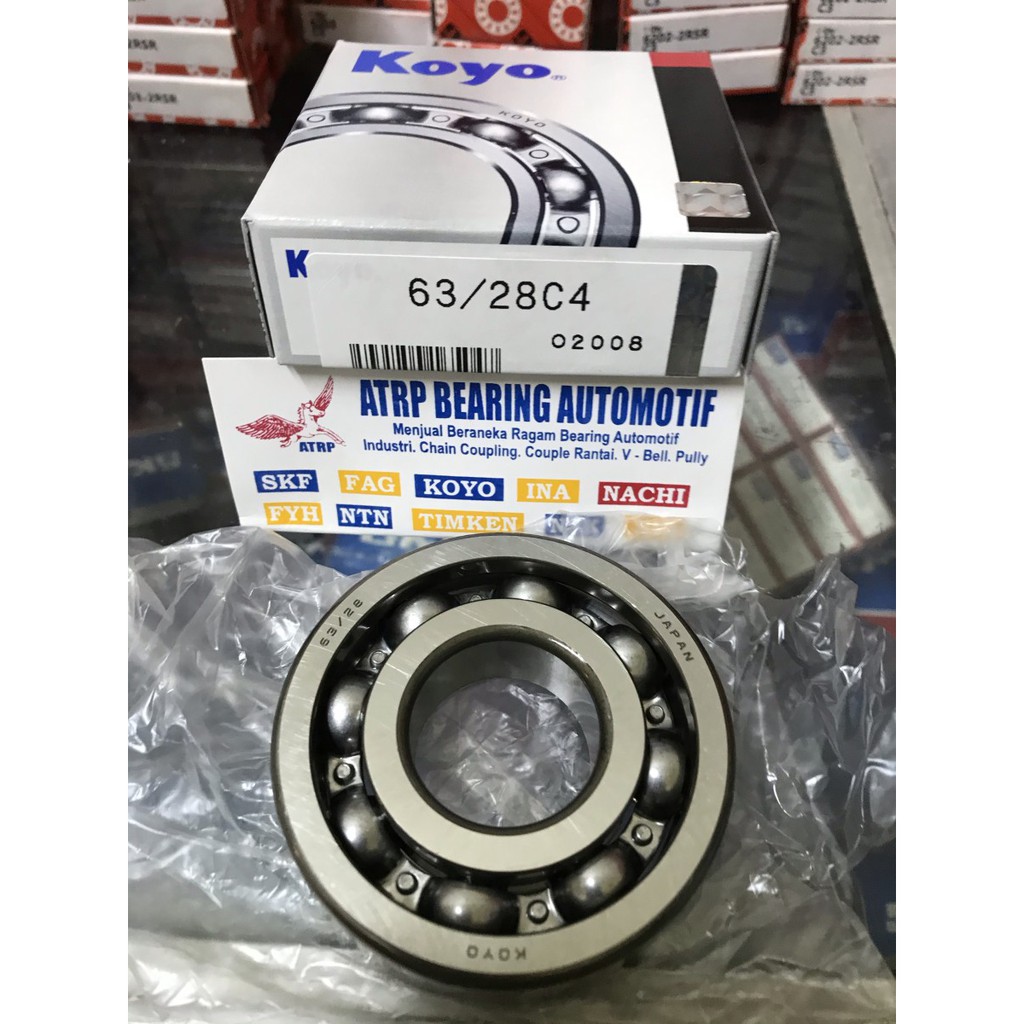 Jual BALL BEARING 63/28 C4 KOYO JAPAN ORIGINAL HIGH SPEED | Shopee ...