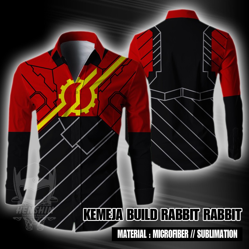 Jual Kemeja Kamen Rider Build Rabbit Rabbit | Shopee Indonesia