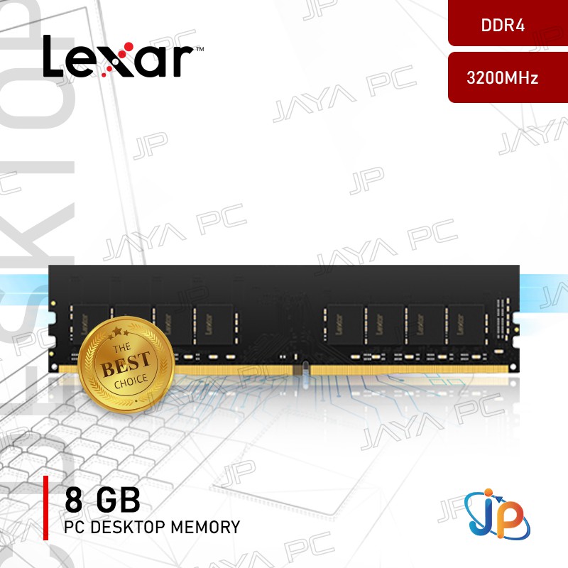 Jual Memory Ram Lexar Longdimm DDR4 PC25600 3200Mhz 8GB - Longdim 8 GB ...