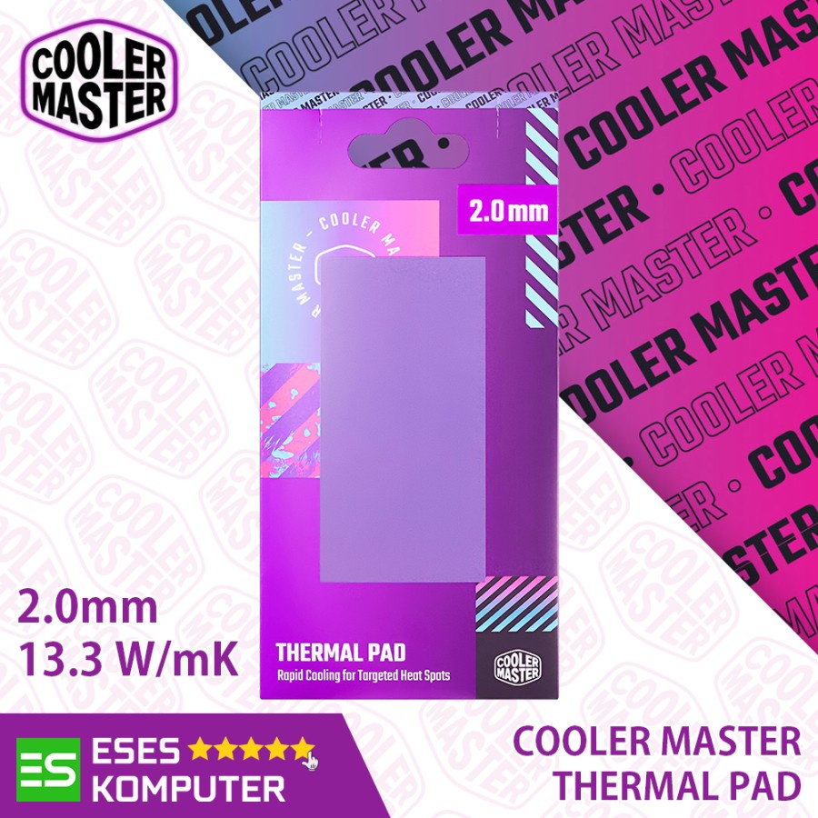 Jual Thermal Pad Cooler Master THERMAL PAD | 13.3W/mK Thermal Conductivity | Shopee Indonesia