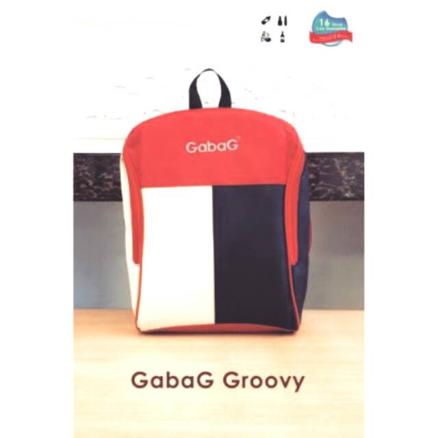 Jual Gabag Groovy - thermal bag backpack untuk simpan asi | Shopee ...