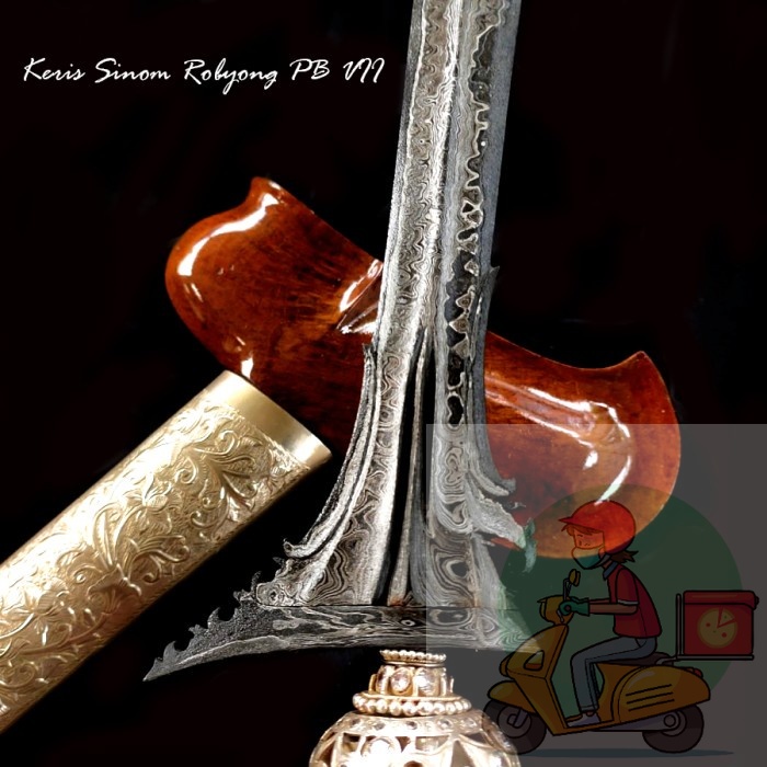 Jual Keris Sinom Robyong PB VII Pudhak Sategal Garap Dalem Keraton ...