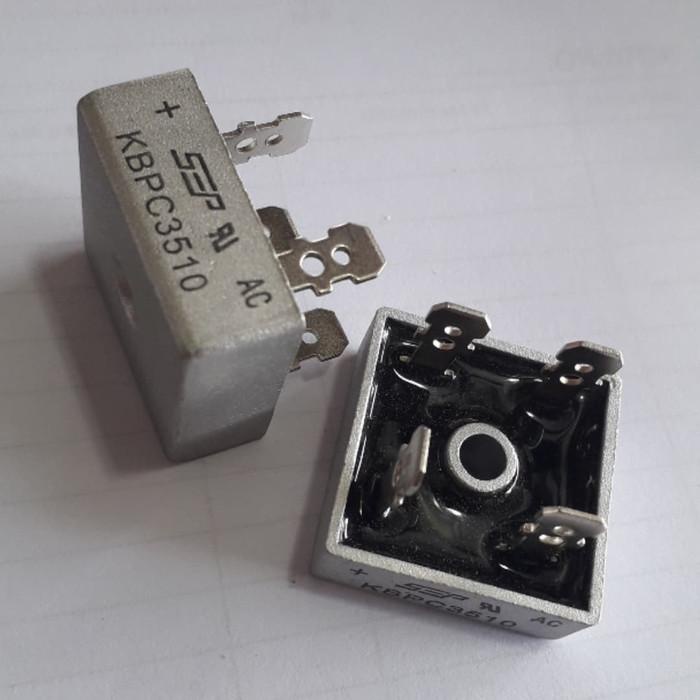 Jual 35A dioda diode bridge jembatan meja kotak segi 35a 1000v 1kv 3510 ...