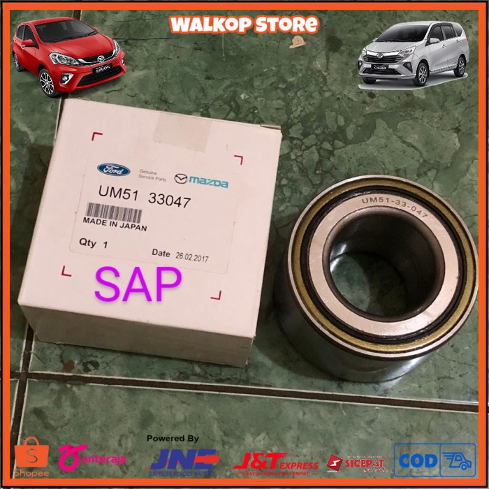 Jual (COD) BEARING RODA DEPAN FRONT FORD RANGER FORD EVEREST UM51.33. ...