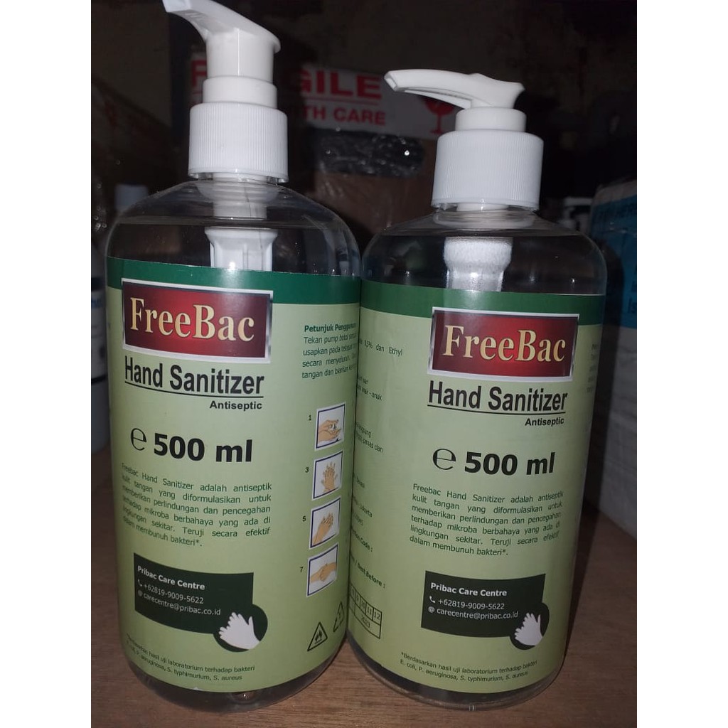 Jual Hand Sanitizer Hand Sterilizer PriBac 500 Ml | Shopee Indonesia