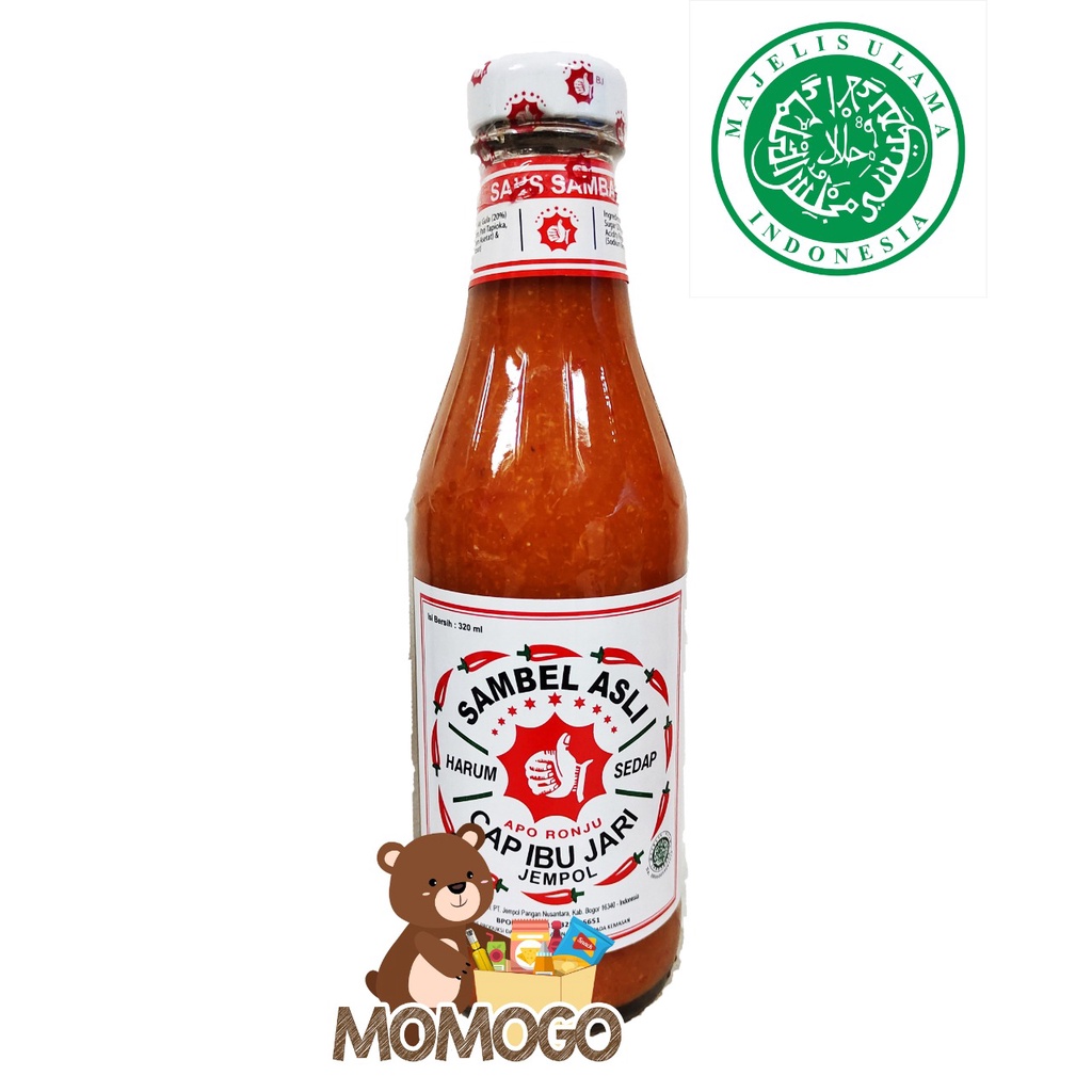 Jual SAMBEL/SAMBAL/SAOS SAUS SAMBAL CAP JEMPOL IBU JARI 320ML | Shopee ...