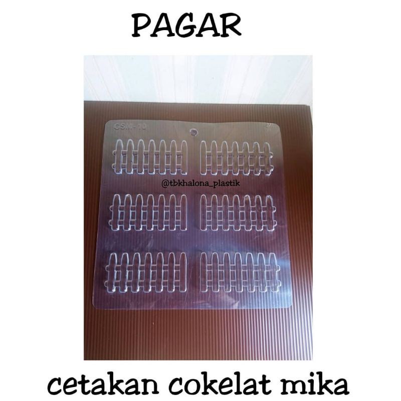 Jual Cetakan Coklat Mika Pagar | Shopee Indonesia