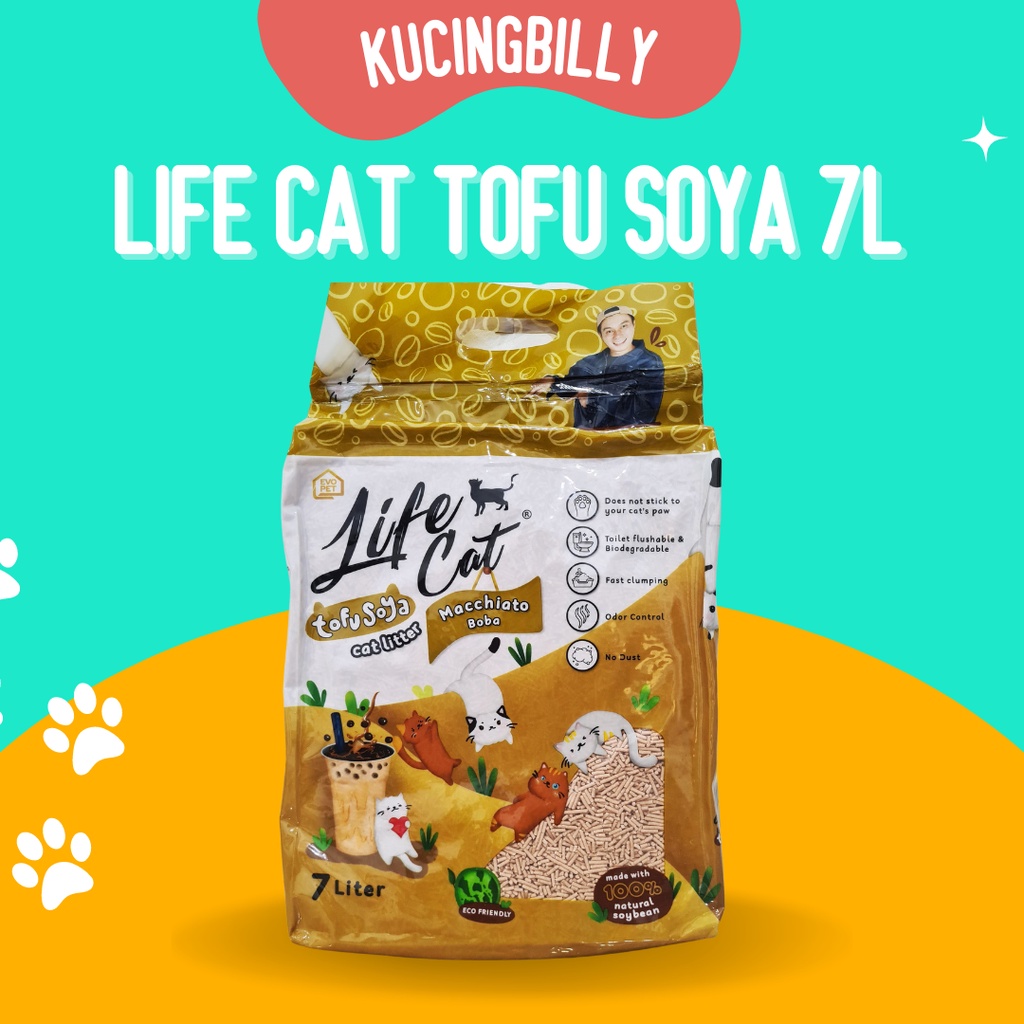 Jual Life cat tofu soya 7L pasir kucing | Shopee Indonesia